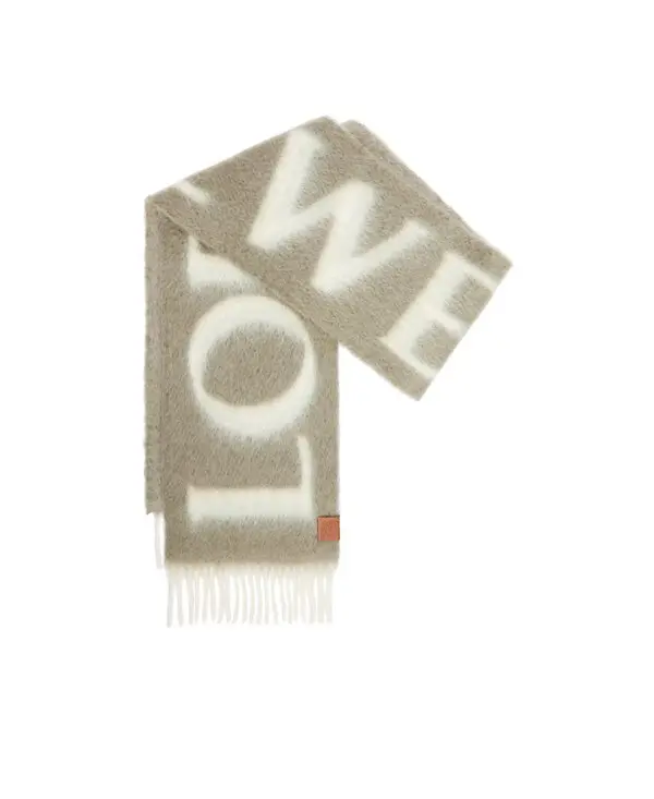 Loewe Scarf In Wool And Mohair