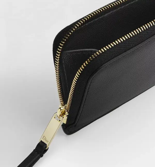Dior Zipper Card Holder