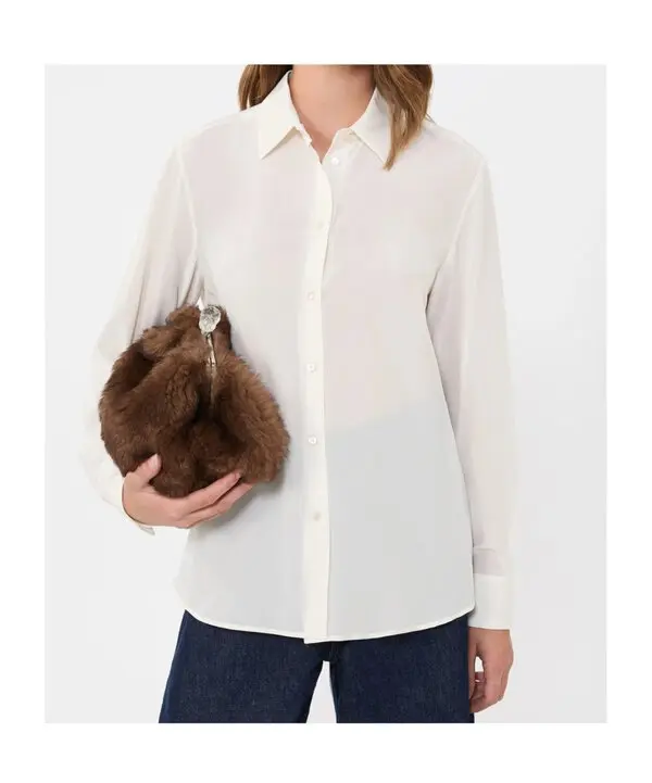 Max Mara Long Sleeve Shirt With Classic Collar