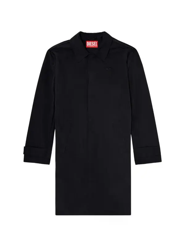 DIESEL® Crinkled Trench Coat