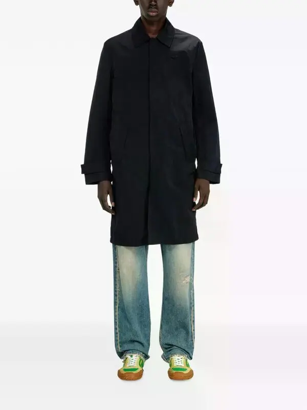 DIESEL® Crinkled Trench Coat