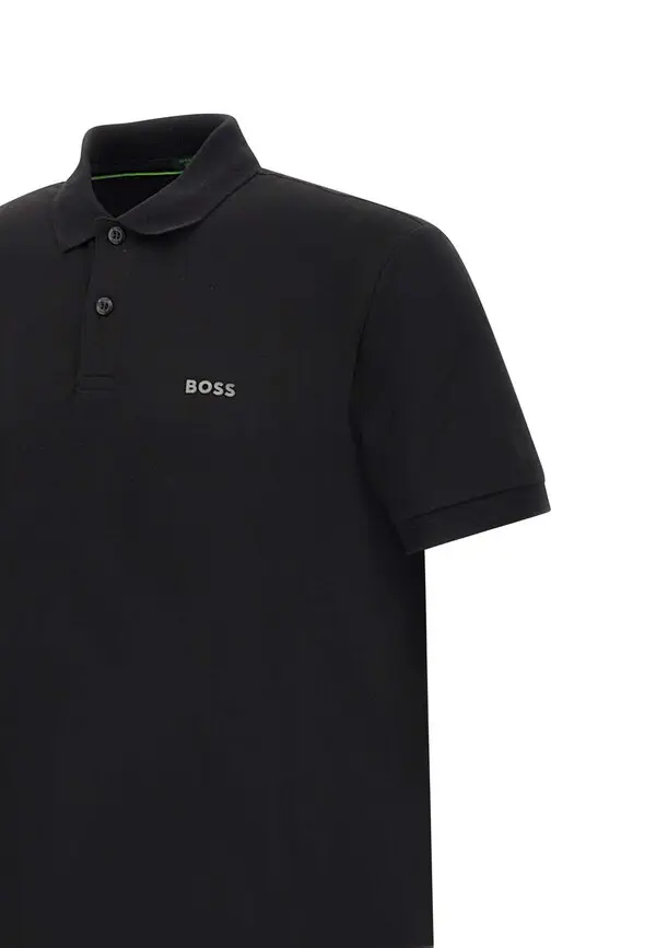 Hugo Boss Logo Detailed Short-sleeved Polo Shirt