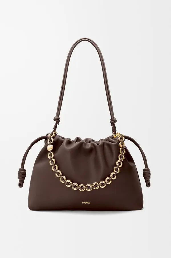 Loewe Large Flamenco Shoulder Bag - Brown