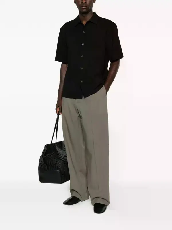 Barena Venezia Patch-pocket Short-sleeve Shirt - Black