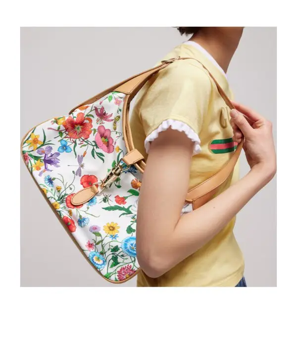 Gucci Jackie 1961 Medium Shoulder Bag - White