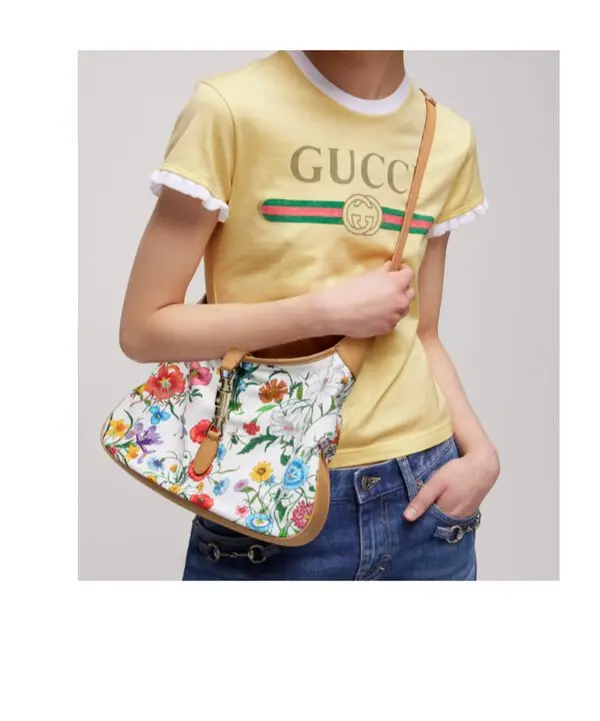 Gucci Jackie 1961 Medium Shoulder Bag - White