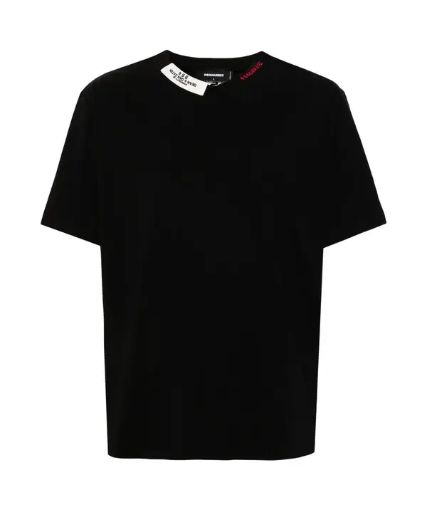 Dsquared2 Logo-embroidered T-shirt