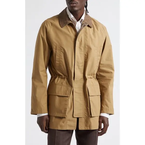 J. MUESER Waxed Cotton Game Coat - Tan Wax