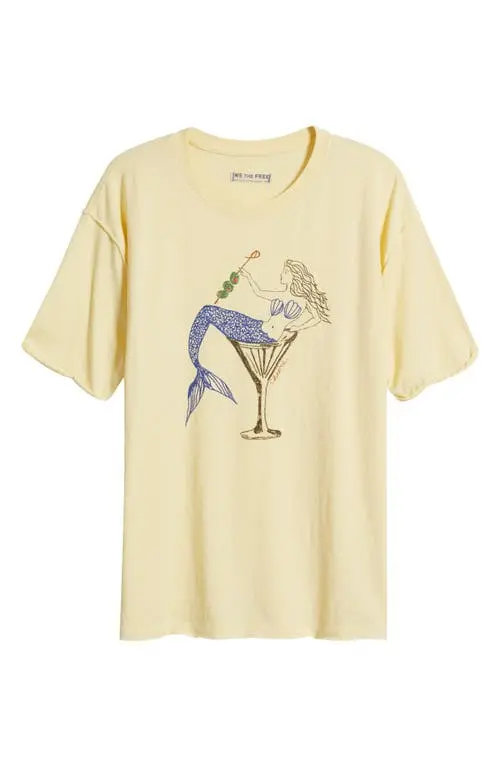 Free People Oversize Graphic T-shirt - Mermaid Combo