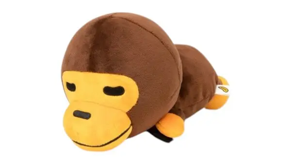 A BATHING APE Baby Milo Sleeping Plush Backpack - Brown