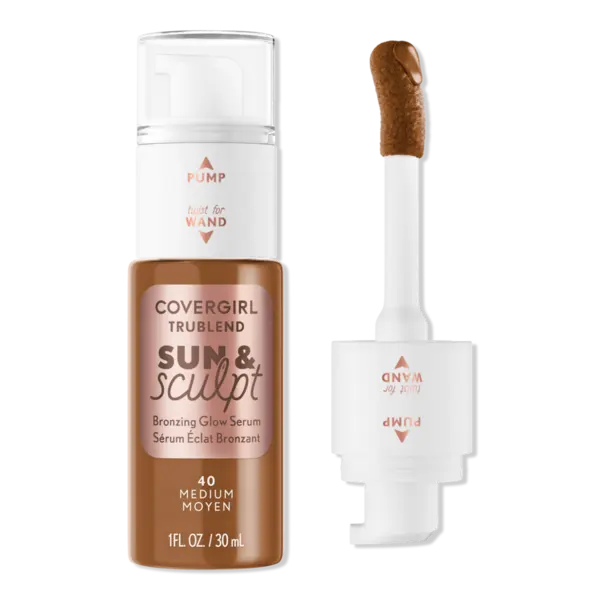 COVERGIRL Trublend Sun & Sculpt Bronzing Glow Serum - Medium