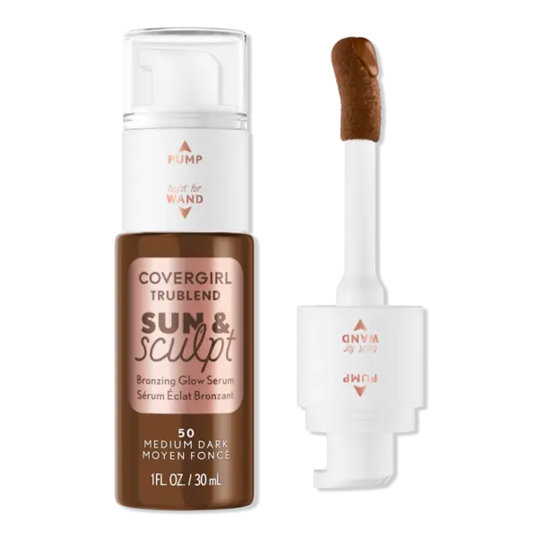 COVERGIRL Trublend Sun & Sculpt Bronzing Glow Serum - Medium Dark