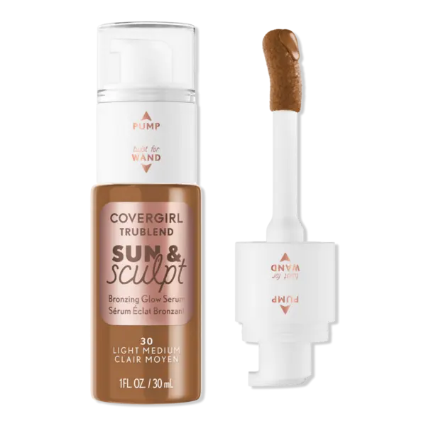 COVERGIRL Trublend Sun & Sculpt Bronzing Glow Serum - Light Medium