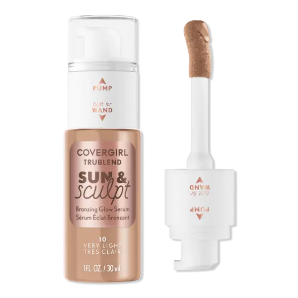 COVERGIRL Trublend Sun & Sculpt Bronzing Glow Serum - Very Light