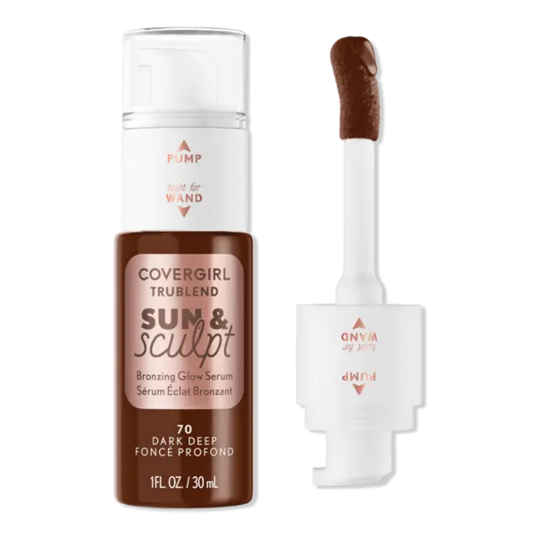 COVERGIRL Trublend Sun & Sculpt Bronzing Glow Serum - Dark Deep