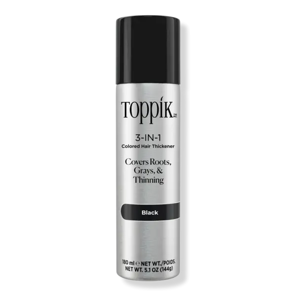 TOPPIK Colored Hair Thickener - Black