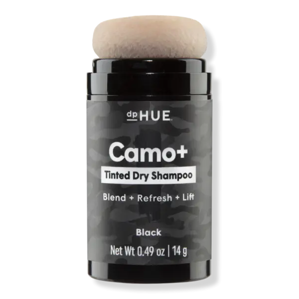 DPHUE Camo+ Tinted Dry Shampoo Powder - Black