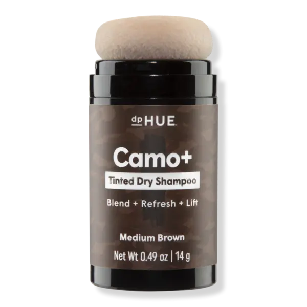 DPHUE Camo+ Tinted Dry Shampoo Powder - Medium Brown