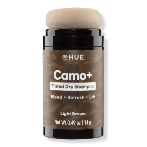 DPHUE Camo+ Tinted Dry Shampoo Powder - Light Brown