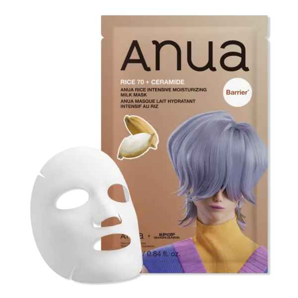 ANUA Kpop Demon Hunters Rice 70 Intensive Moisturizing Milk Mask - One-color