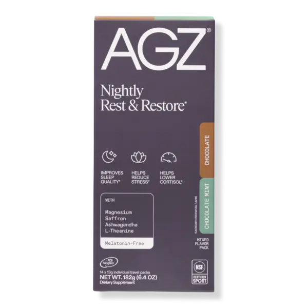 AG1 Agz Nightly Rest & Restore Sleep Supplement Mixed Flavor Pack - One-color