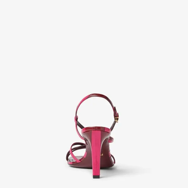 Fendi Strappy Sandals - Red