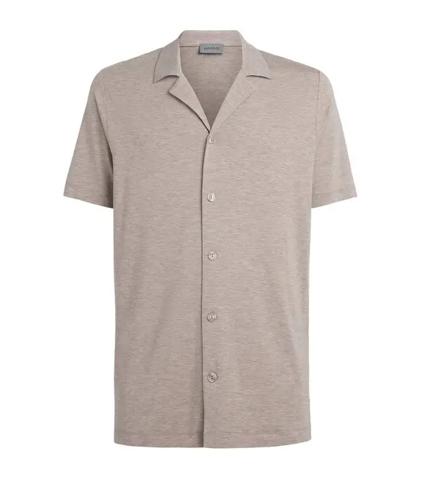 Hanro Casuals Short-sleeve Shirt - Beige