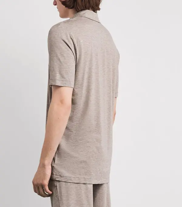 Hanro Casuals Short-sleeve Shirt - Beige