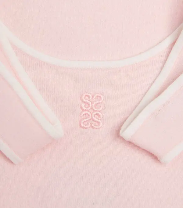 Sandro Knit Scoop-neck Bodysuit - Pink