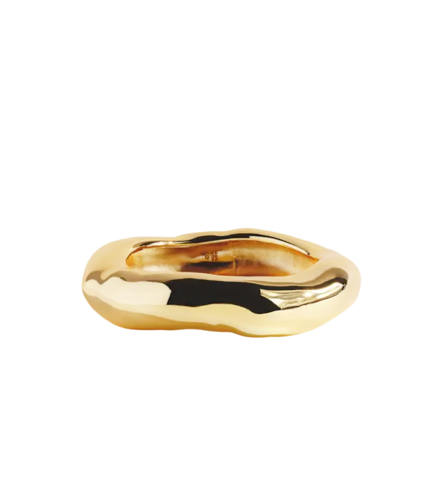 Alexis Bittar Molten Wide Bangle - Gold