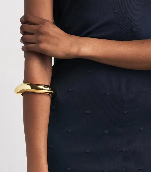Alexis Bittar Molten Wide Bangle - Gold