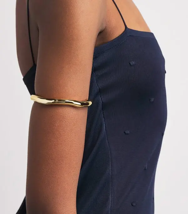 Alexis Bittar Large -plated Molten Bangle - Gold
