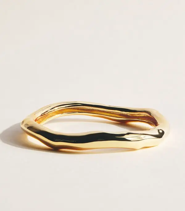 Alexis Bittar Plated Molten Bangle - Gold