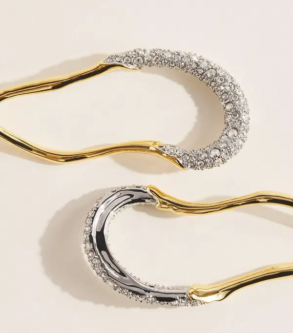 Alexis Bittar Plated Solanales Crystal Drop Earrings - Gold