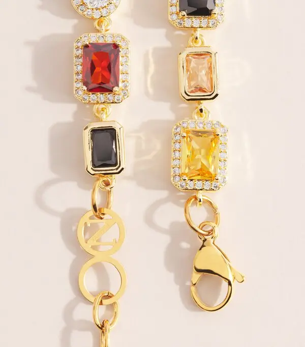 NIALAYA JEWELRY Plated Bracelet With Mixed Gemstones