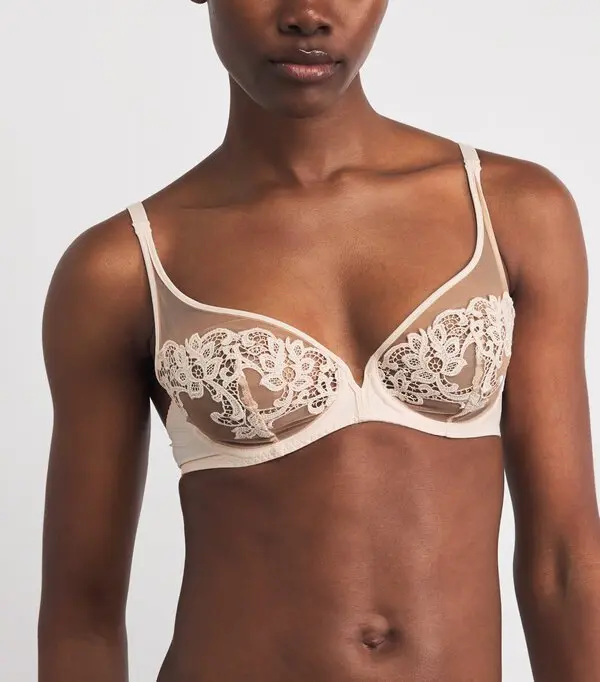 Simone Perele Embroidered Saga Plunge Bra