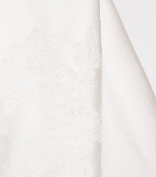 Carine Gilson Silk Lace-trim Slip Dress