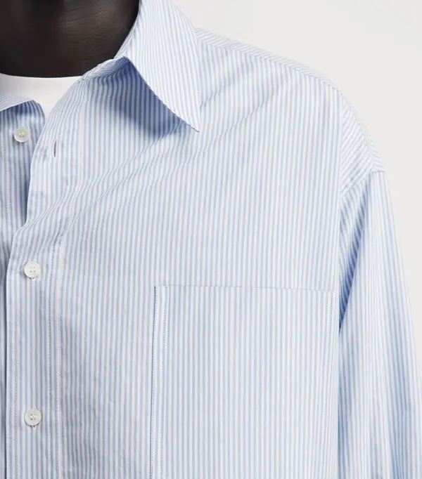 MAISON MARGIELA Cotton Poplin Stripe Shirt