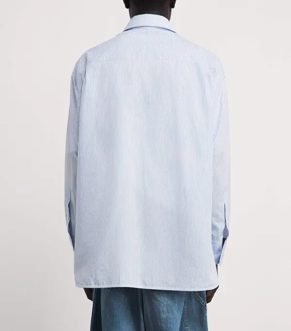 MAISON MARGIELA Cotton Poplin Stripe Shirt