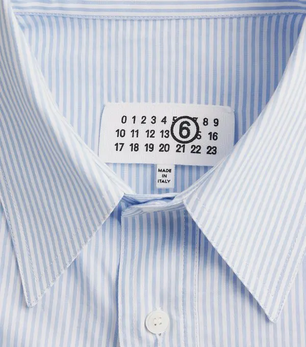 MAISON MARGIELA Cotton Poplin Stripe Shirt