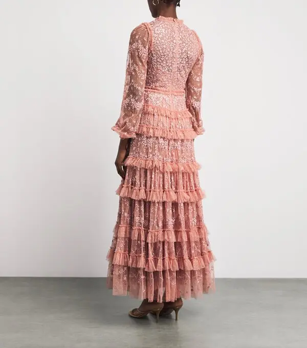 NEEDLE & THREAD Blossom Lace Gown