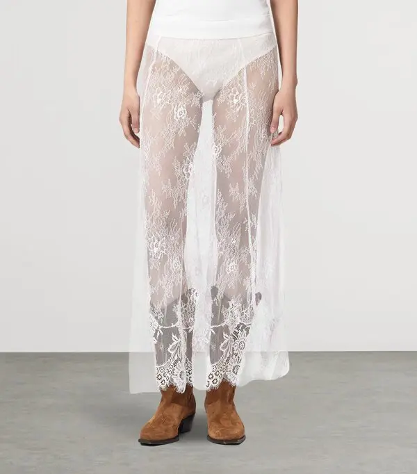 ALLSAINTS Lace Arran Maxi Skirt