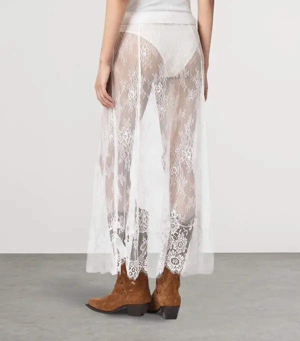 ALLSAINTS Lace Arran Maxi Skirt