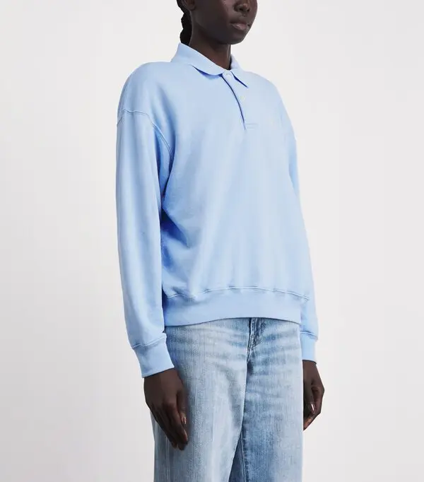 Polo Ralph Lauren Cotton-blend Polo Sweater - Blue
