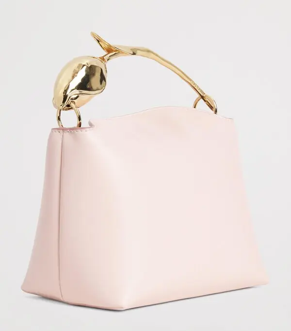Erdem Mini Leather Bloom Top Handle Bag - Pink