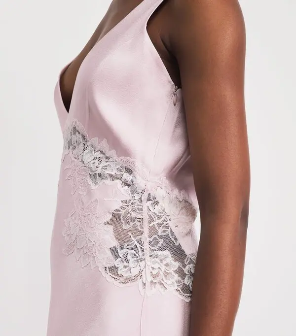 BOCAN Lace-trim Beatrice Slip Dress