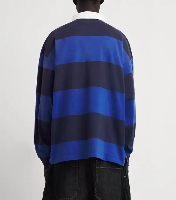 Polo Ralph Lauren Cotton Stripe Rugby Shirt - Blue