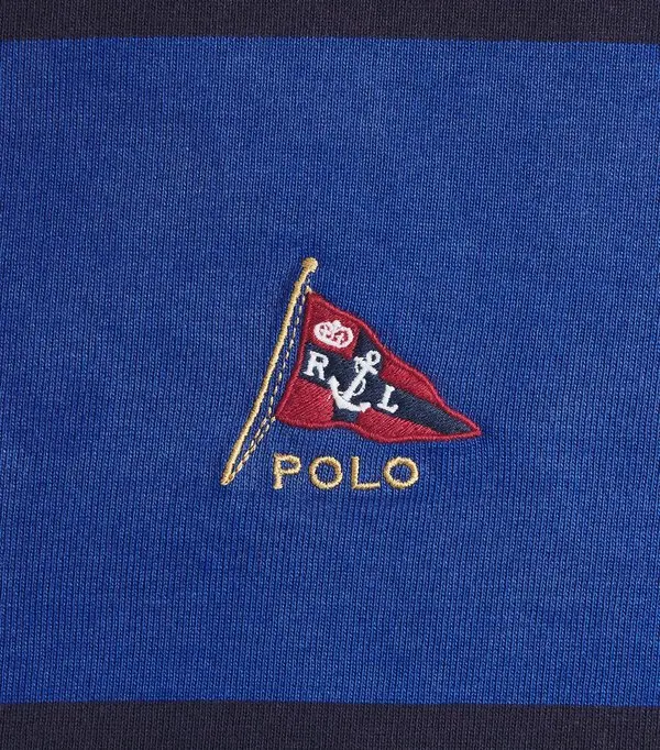 Polo Ralph Lauren Cotton Stripe Rugby Shirt - Blue