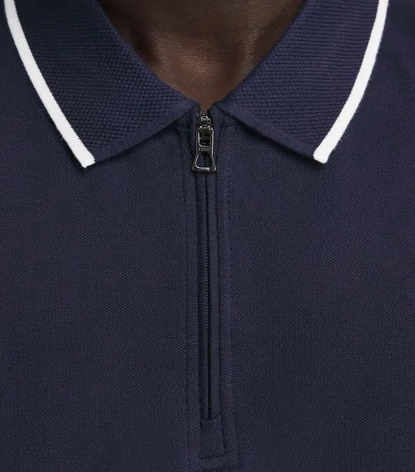 Polo Ralph Lauren Stretch-cotton Zip-up Polo Shirt