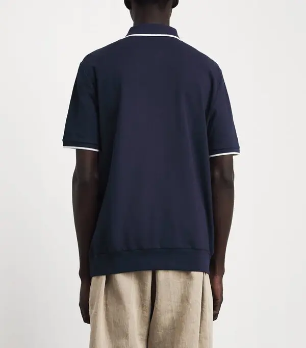 Polo Ralph Lauren Stretch-cotton Zip-up Polo Shirt